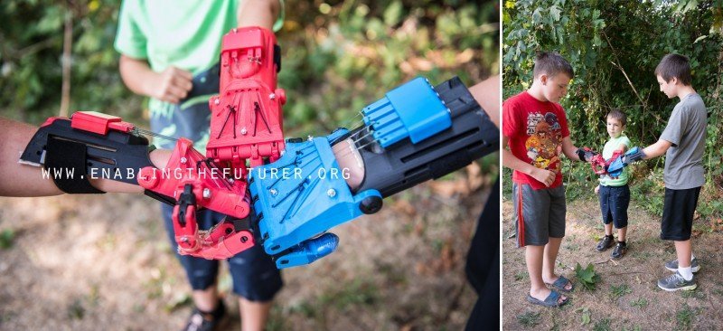 Amazing Prosthetic Hands For Kids Made From 3D Printer