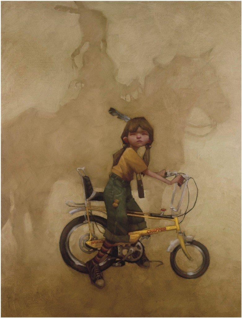 28 Nostalgic Paintings Of Children Playing Pretend