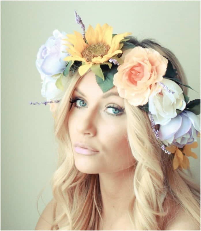 Get Ready To Welcome Spring With Fun 18 DIY Floral Crowns