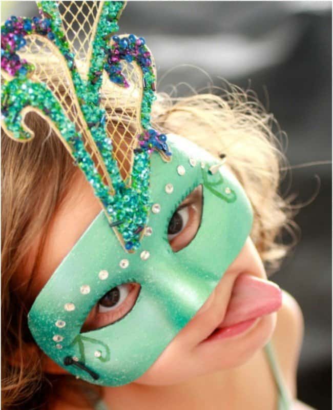 Have Your Own Mardi Gras Parade With These 20 Fun DIY Masks